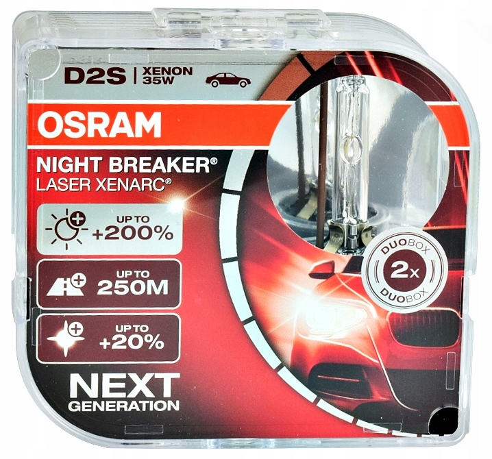 OSRAM XENARC NIGHT BREAKER LASER D2S +200% – 66240XNL-HCB – Ксенон Сайт